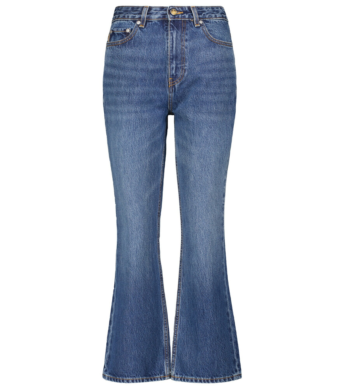 Ganni - High-rise straight jean GANNI