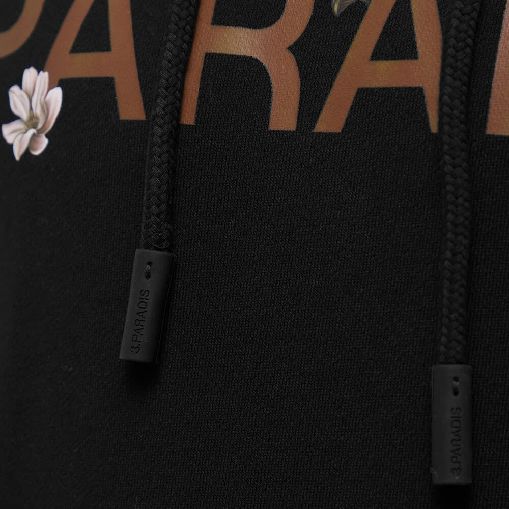 3.Paradis Men's Paradis Logo Hoody in Black 3.Paradis