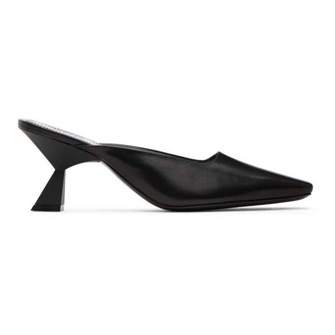 Givenchy Black Geometrical Heel Mules Givenchy