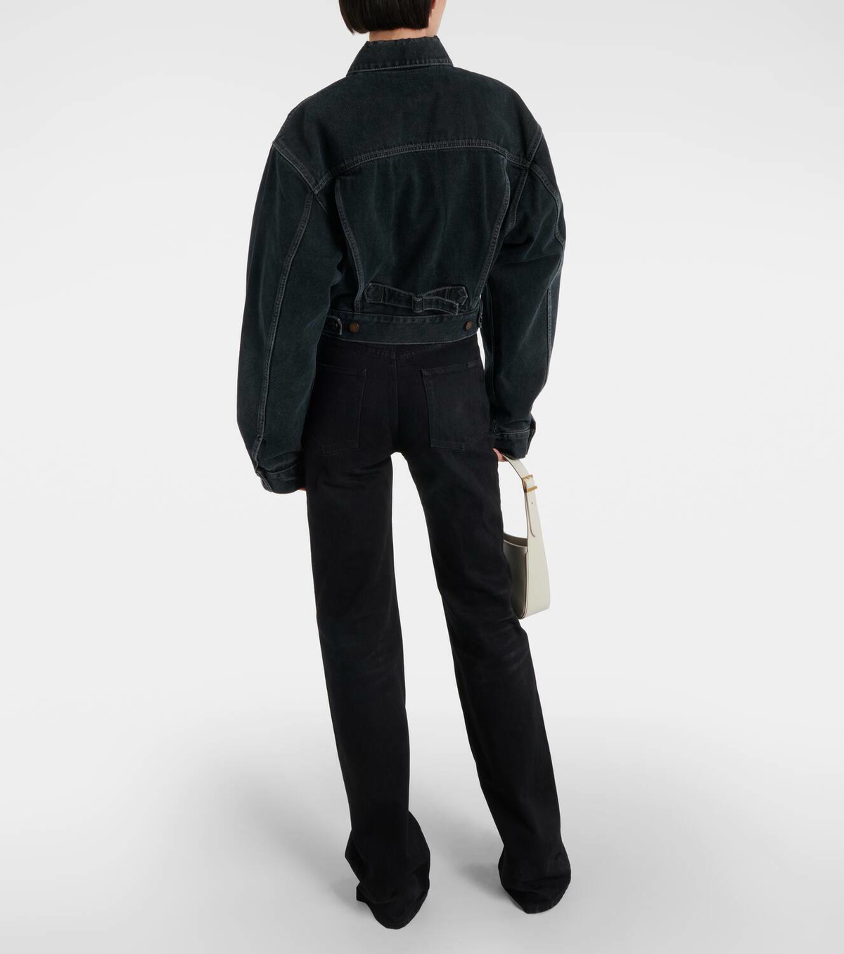 Saint Laurent Cropped denim jacket Saint Laurent