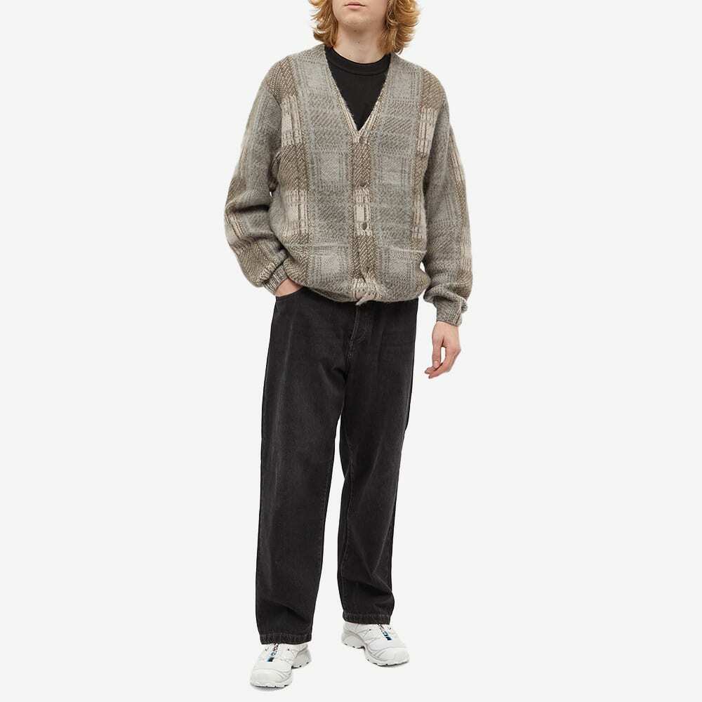 Stampd Men's Plaid Cardigan in Plaid Print Stampd
