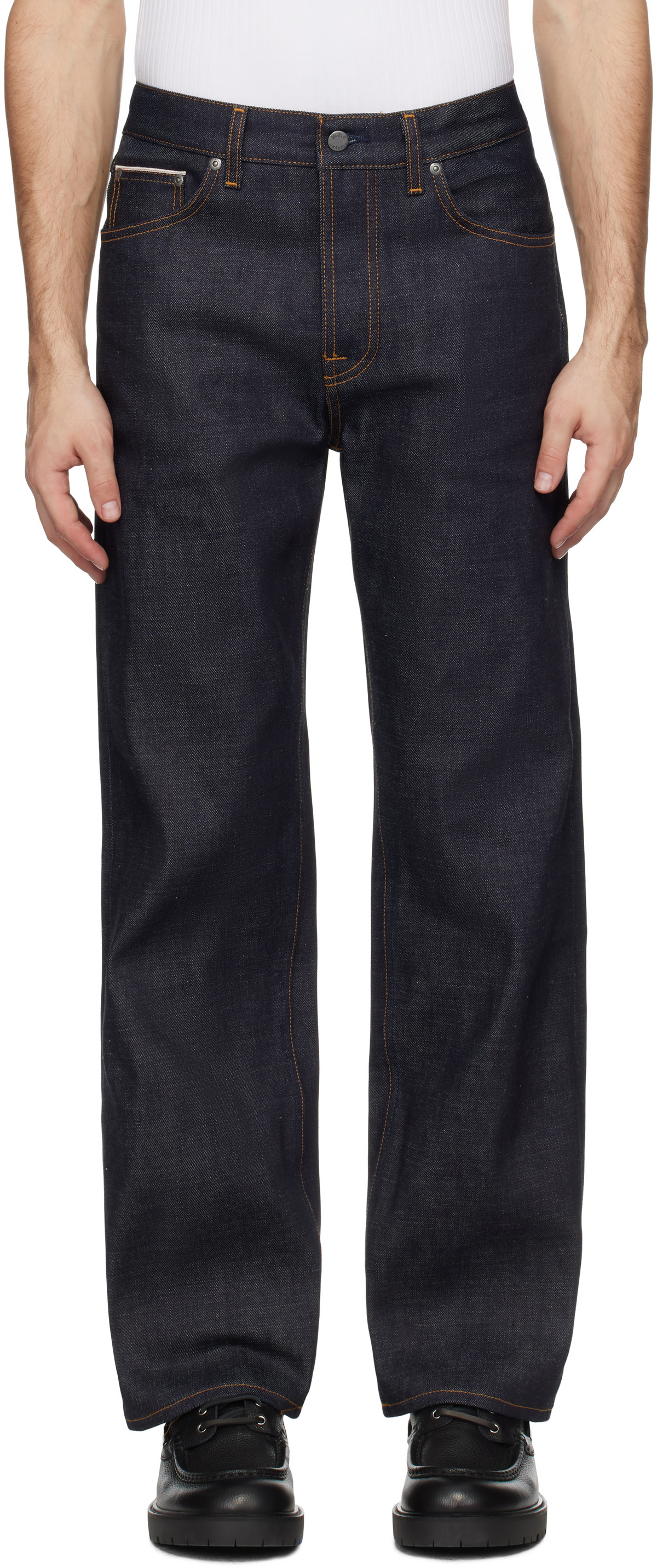 Nudie Jeans Navy Tuff Tony Jeans Nudie Jeans Co