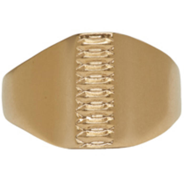 Maison Margiela Gold Replica Pony Ring Maison Margiela