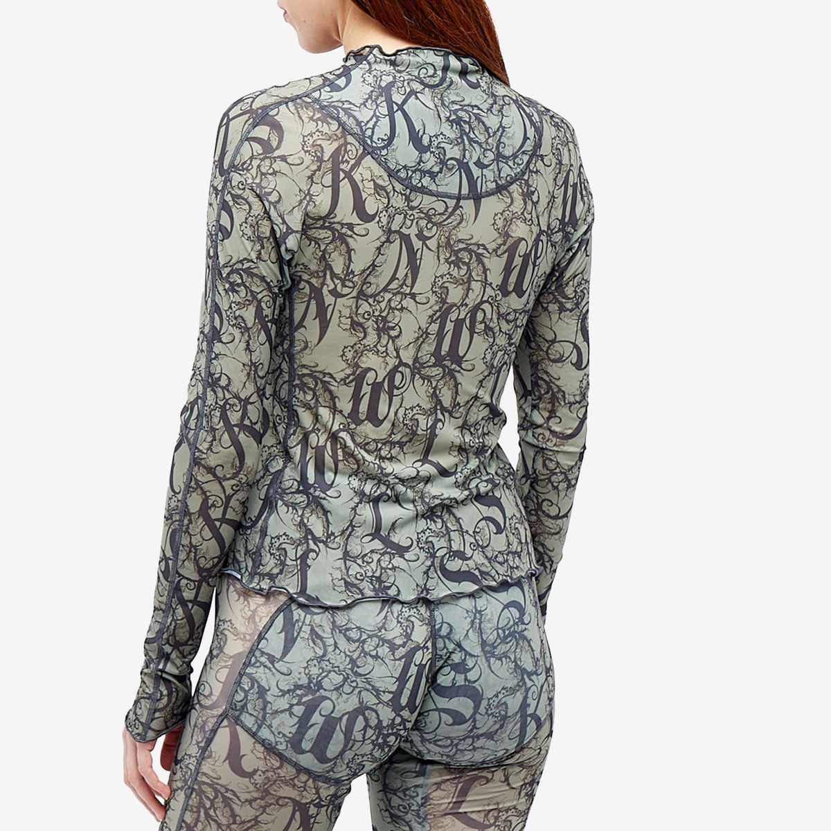 KNWLS Women's Halcyon Top in Gothic Lace KNWLS