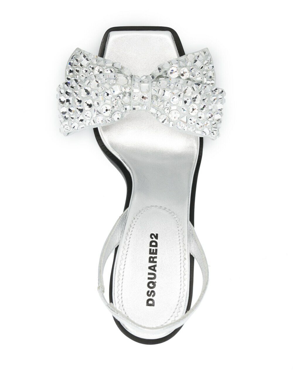 DSQUARED2 - Rhinestone Details Heel Sandals Dsquared2