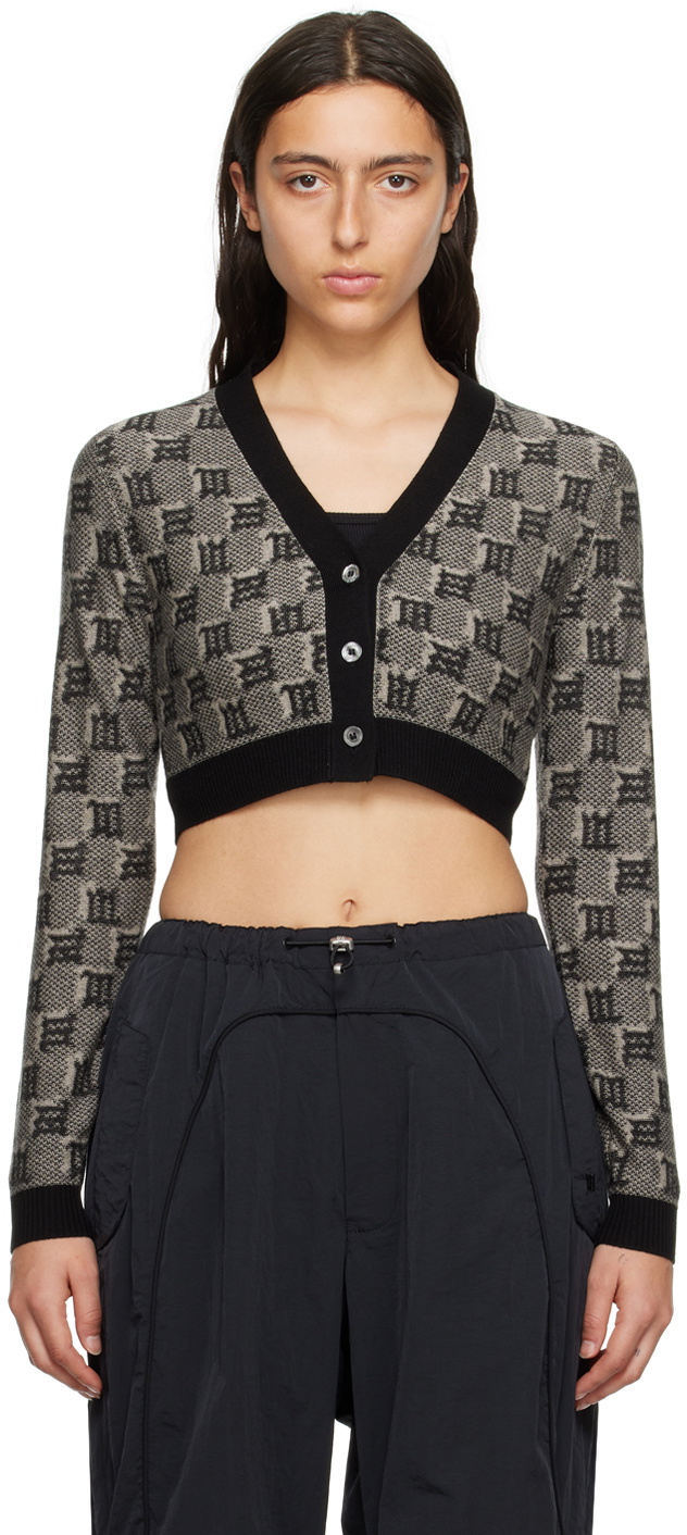 MISBHV Gray Monogram Cardigan MISBHV