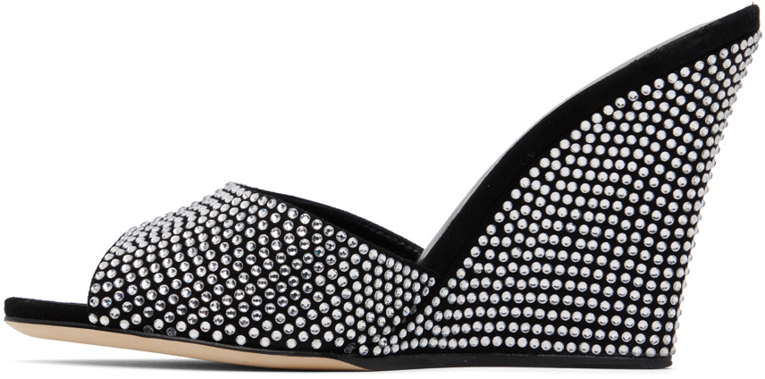 Paris Texas Black Wanda Heeled Sandals Paris Texas