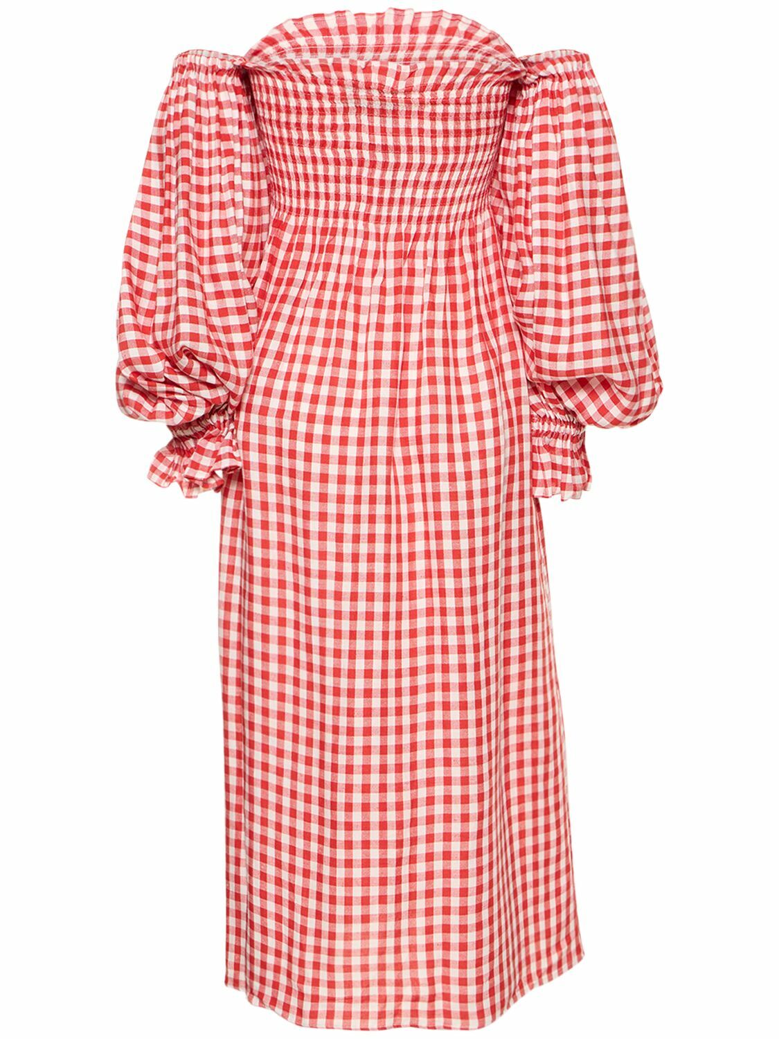 SLEEPER - Atlanta Linen Midi Dress Sleeper