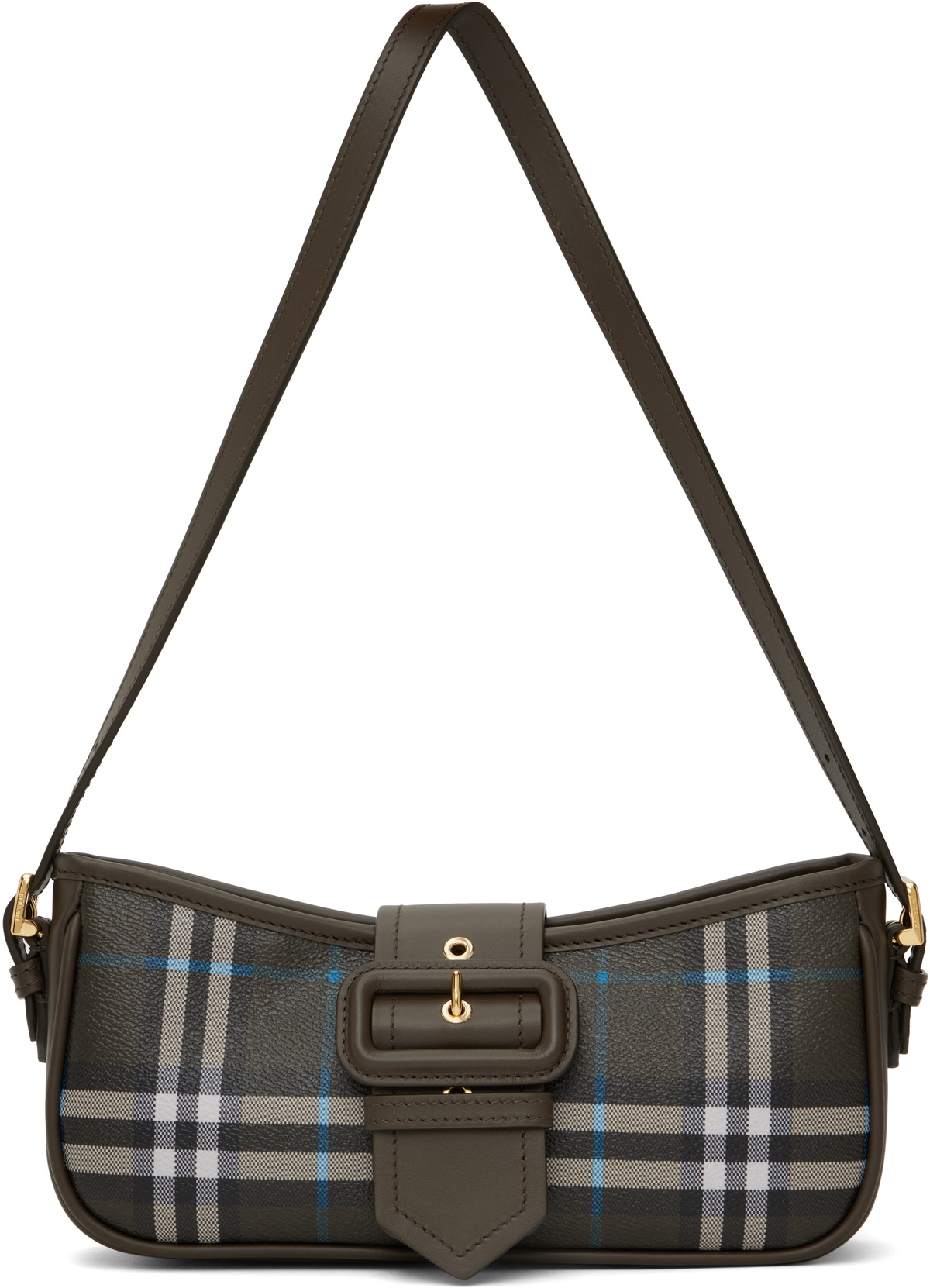 Burberry Gray Check Sling Bag Burberry
