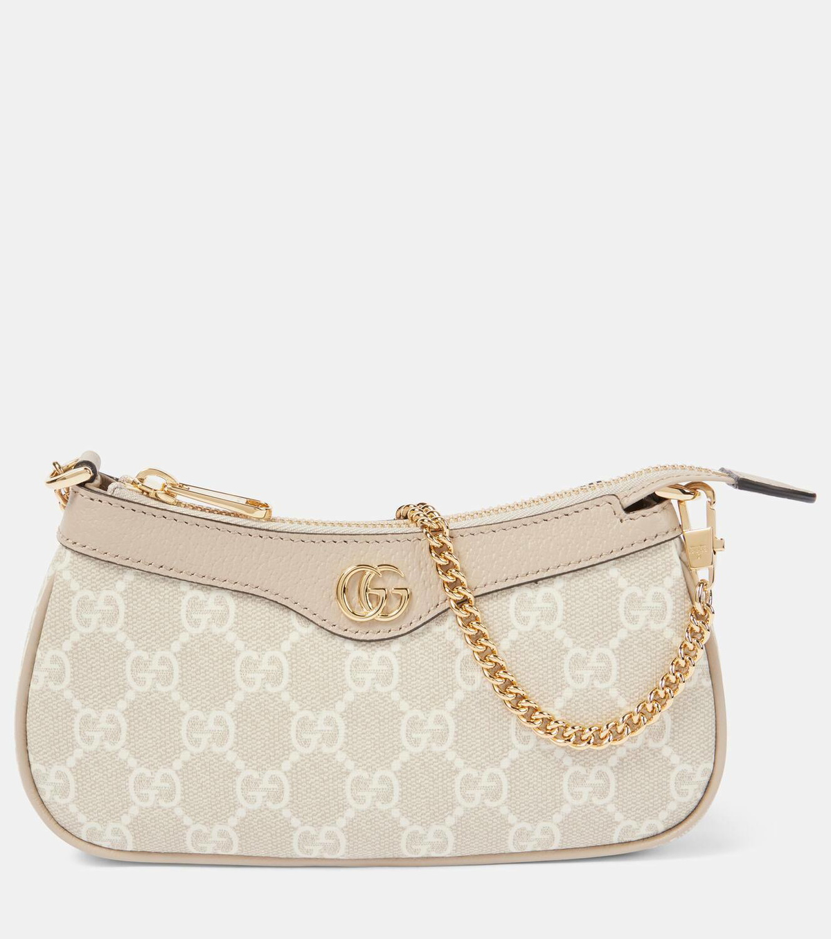 Gucci Ophidia Mini leather-trimmed shoulder bag Gucci