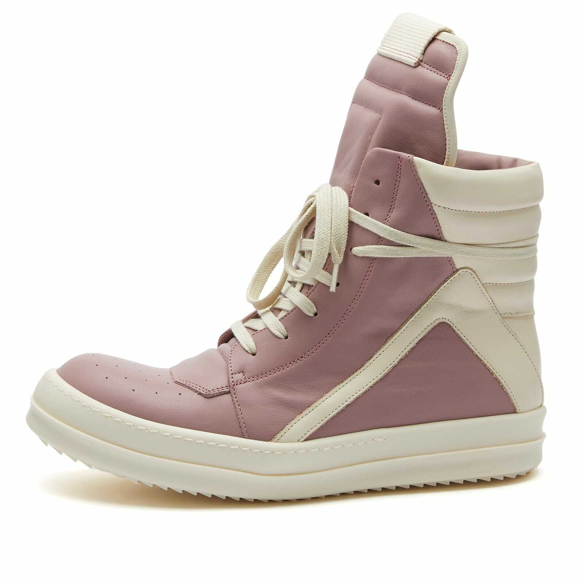 Rick Owens Women's Geobasket Sneakers in Pink Rick Owens