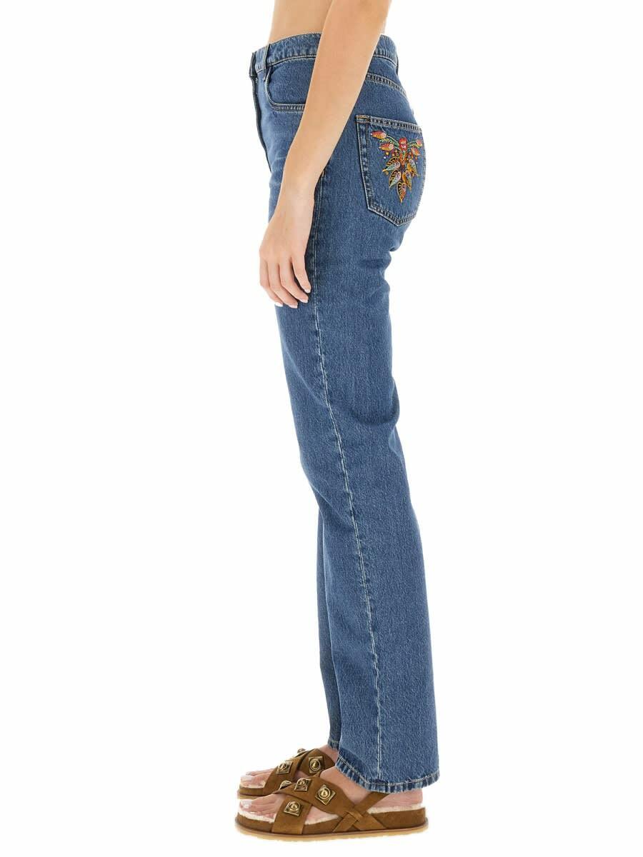 Etro Jeans With Logo Embroidery Etro