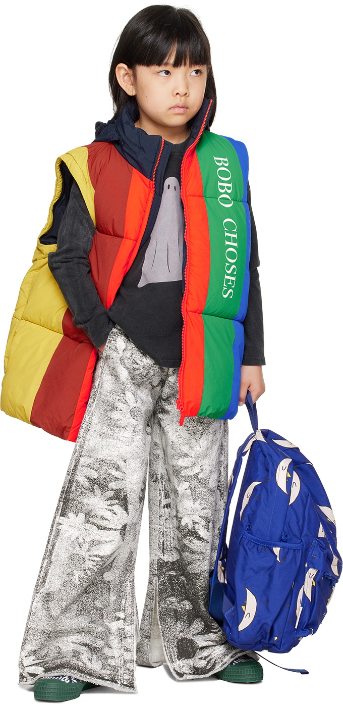 Bobo Choses Kids Blue 'Beneath The Moon' All Over Backpack Bobo Choses