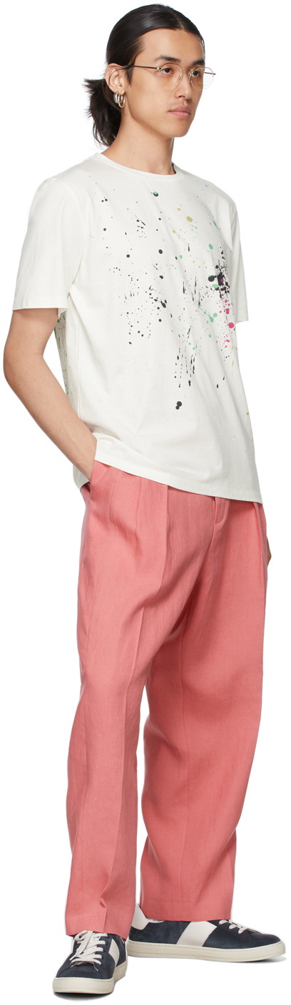 Paul Smith Off-White Paint Splatter T-Shirt Paul Smith