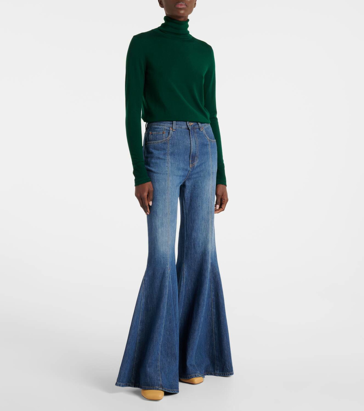 Chloé Andrea leather mules Chloe