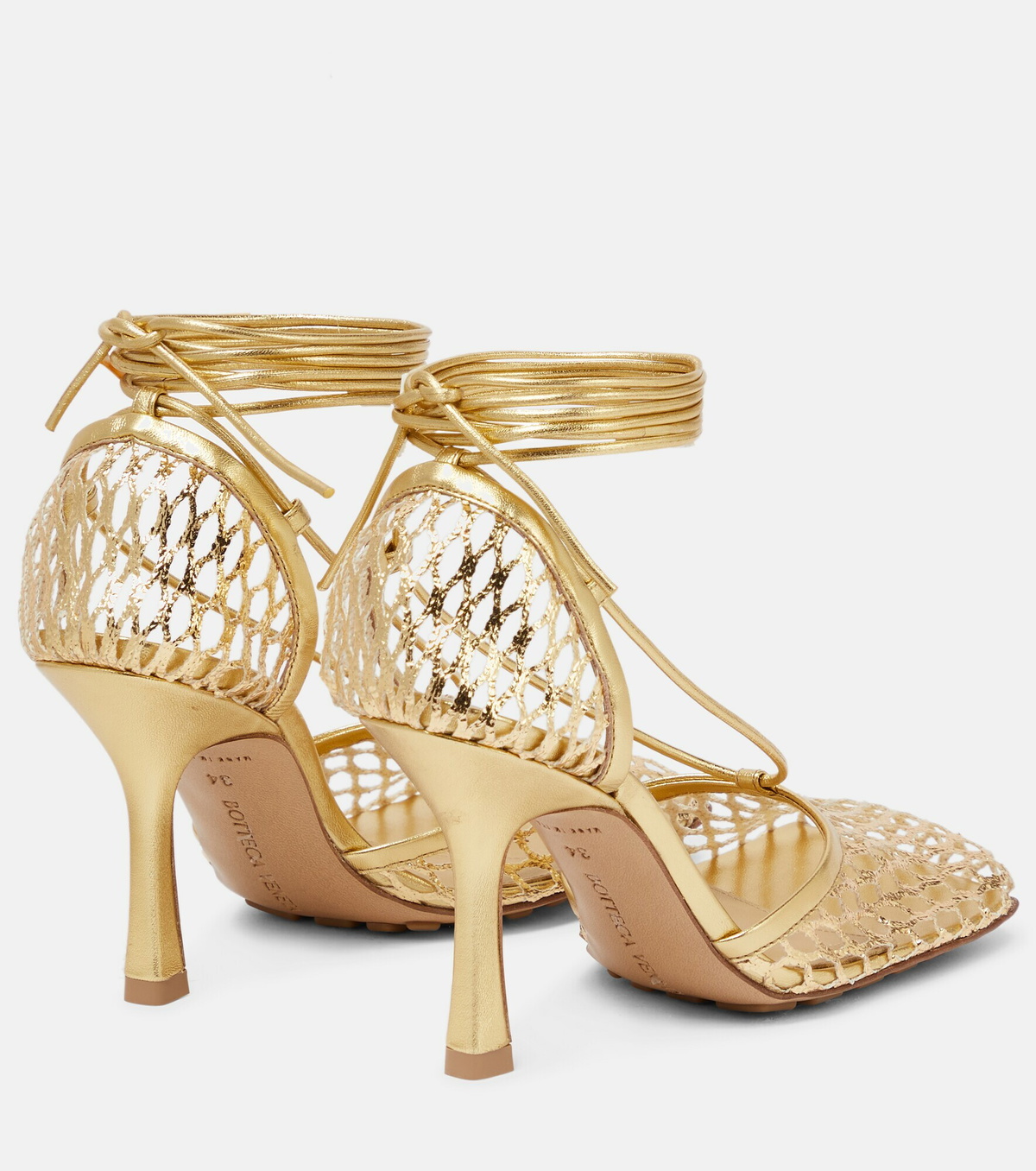 Bottega Veneta - Stretch leather-trimmed pumps Bottega Veneta