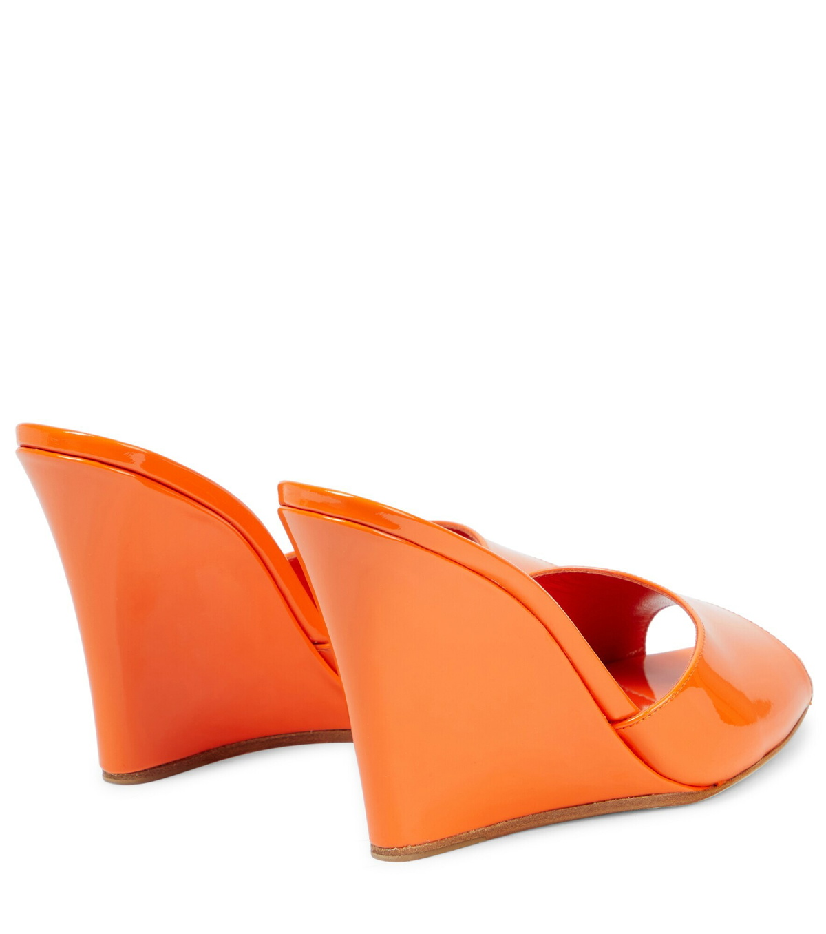 Paris Texas - Wanda patent leather wedge sandals Paris Texas