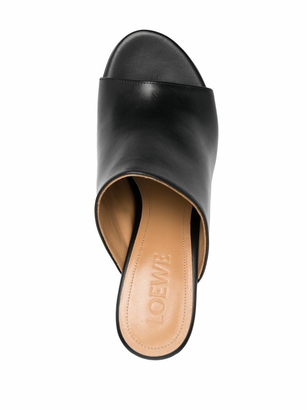 LOEWE - Leather Heel Mules Loewe