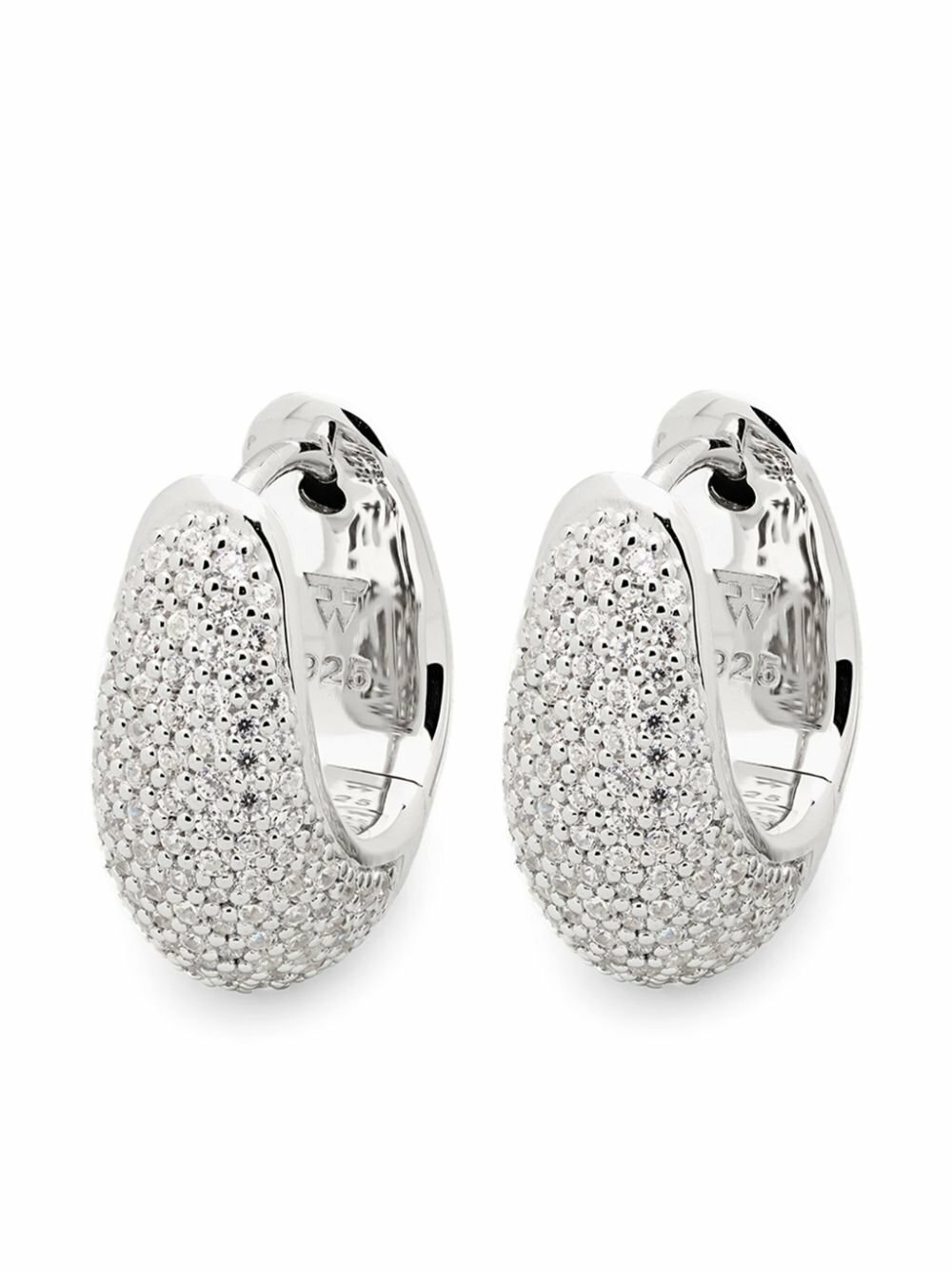 Tom Wood Ice Hoop Earrings Tom Wood