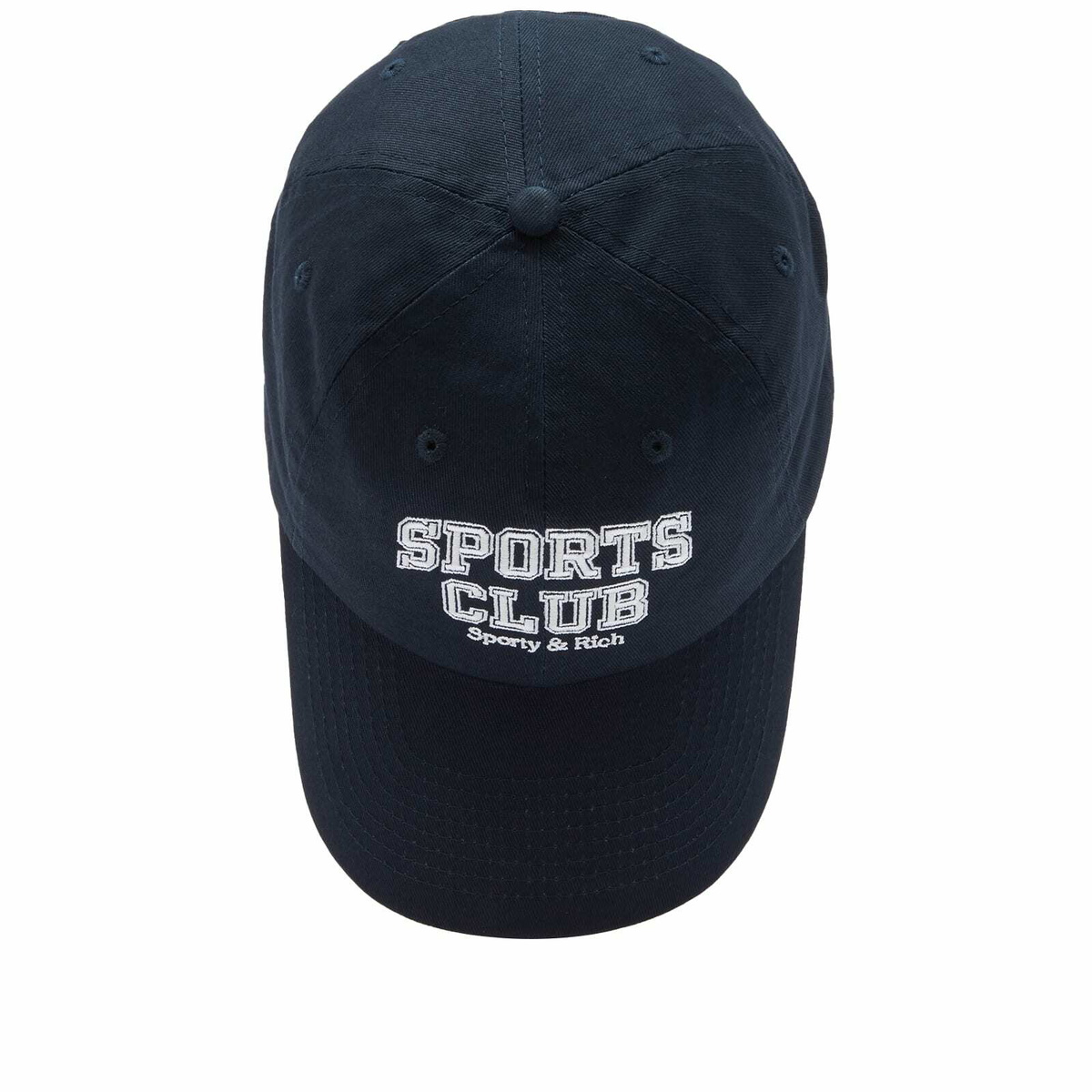 Sporty & Rich Varsity Cap - END. Exclusive in Navy/White Sporty & Rich