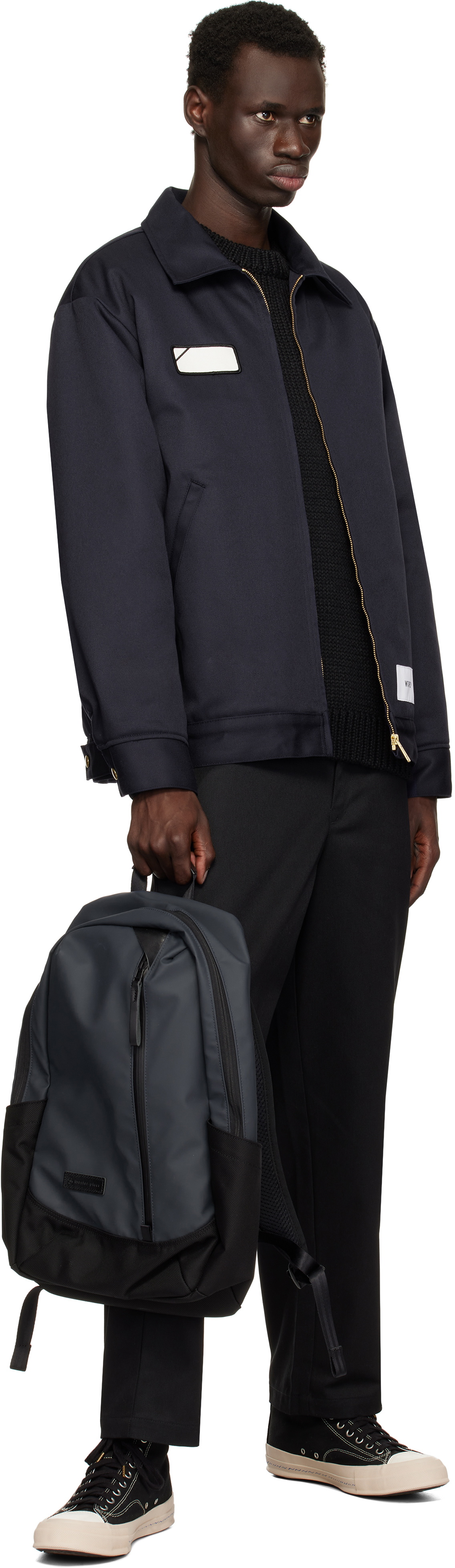 master-piece Navy Slick Backpack Master-Piece Co