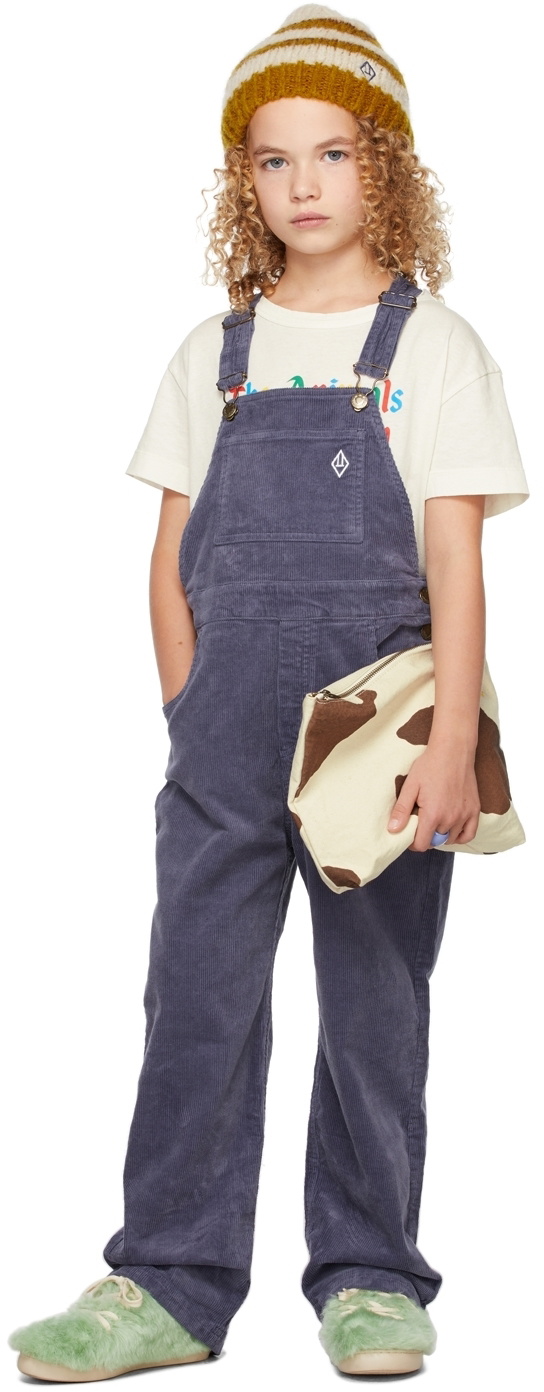 The Animals Observatory Kids Beige Raw White Cow Pouch The Animals