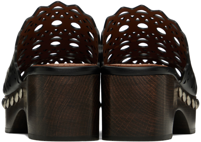 ALAÏA Black Vienne Clogs ALAÏA
