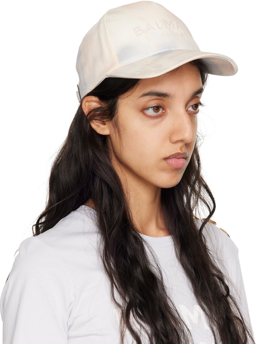Balmain Pink Logo Cap Balmain
