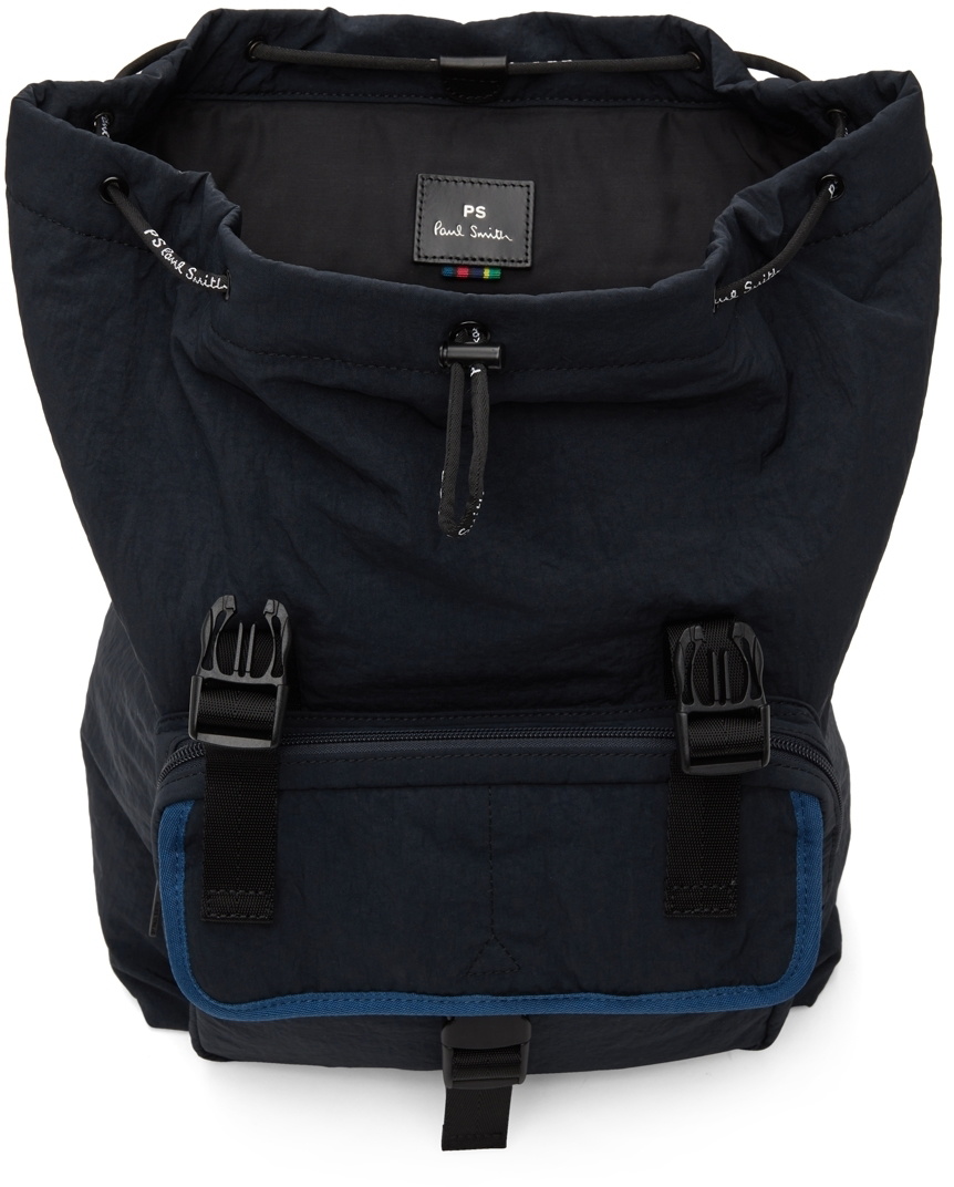 PS by Paul Smith Navy Nylon Backpack PS by Paul Smith