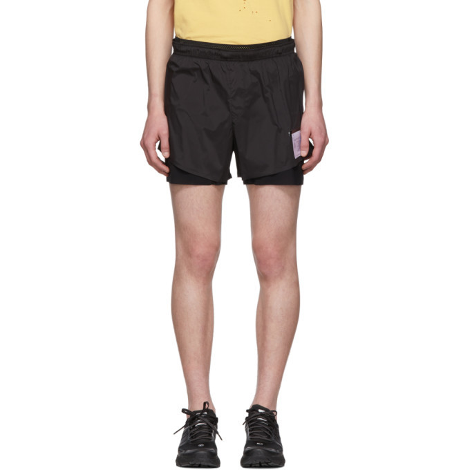 Satisfy Black Short Distance 3 Shorts Satisfy