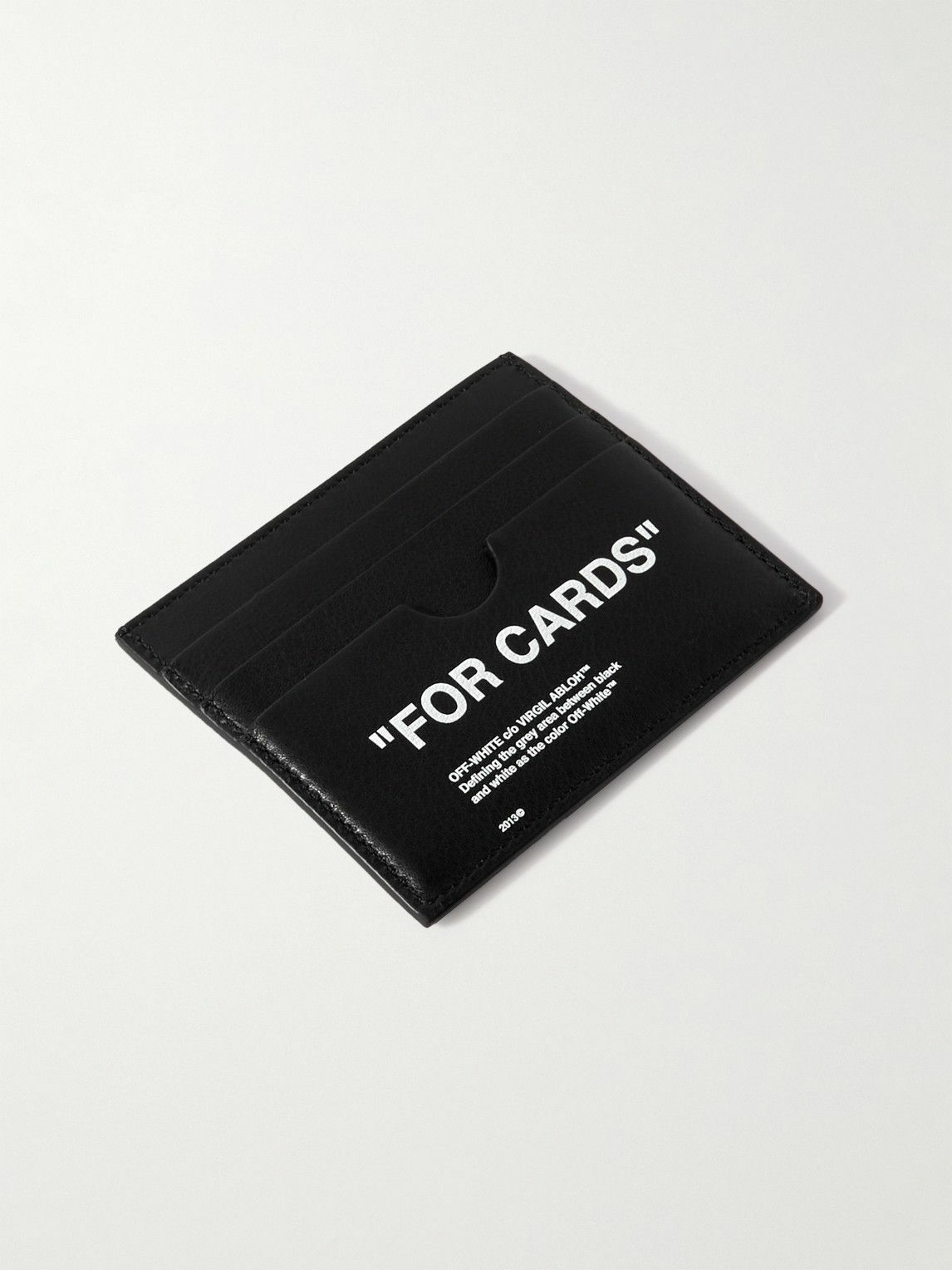 Off-White - Printed Leather Cardholder Off-White