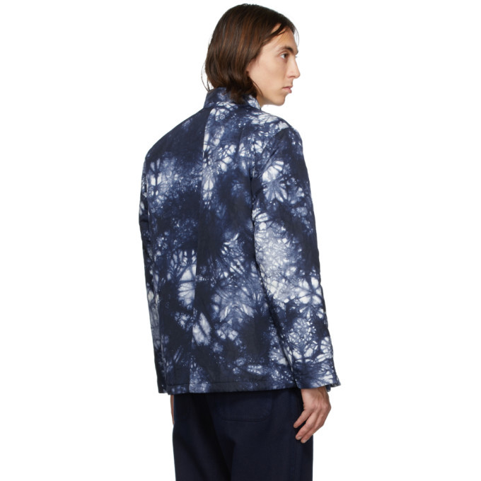 Blue Blue Japan Blue and White Kagozome Jacket Blue Blue Japan