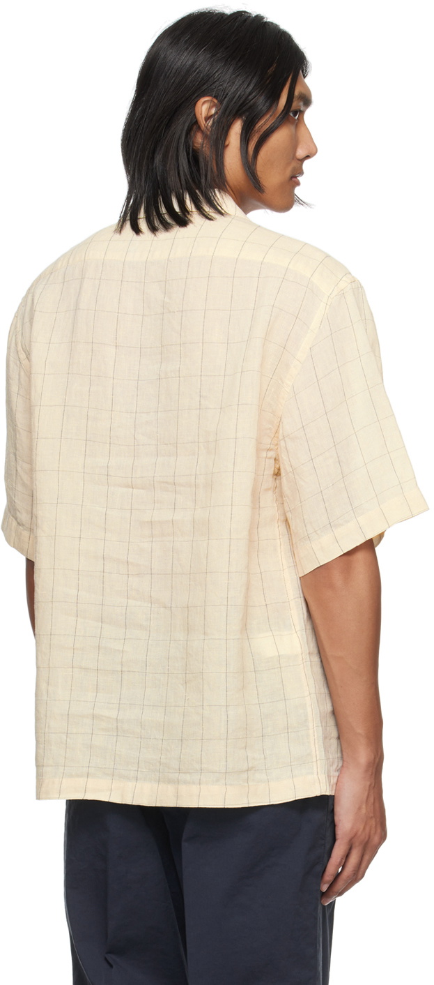 Barena Beige Check Shirt Barena