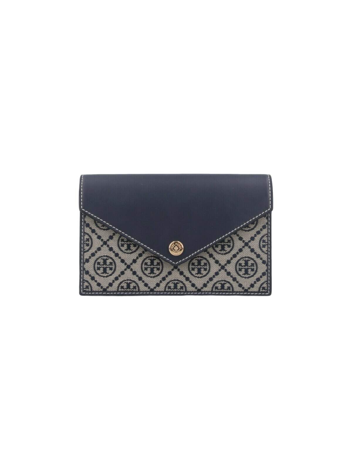Tory Burch t Monogram Chain Wallet Tory Burch