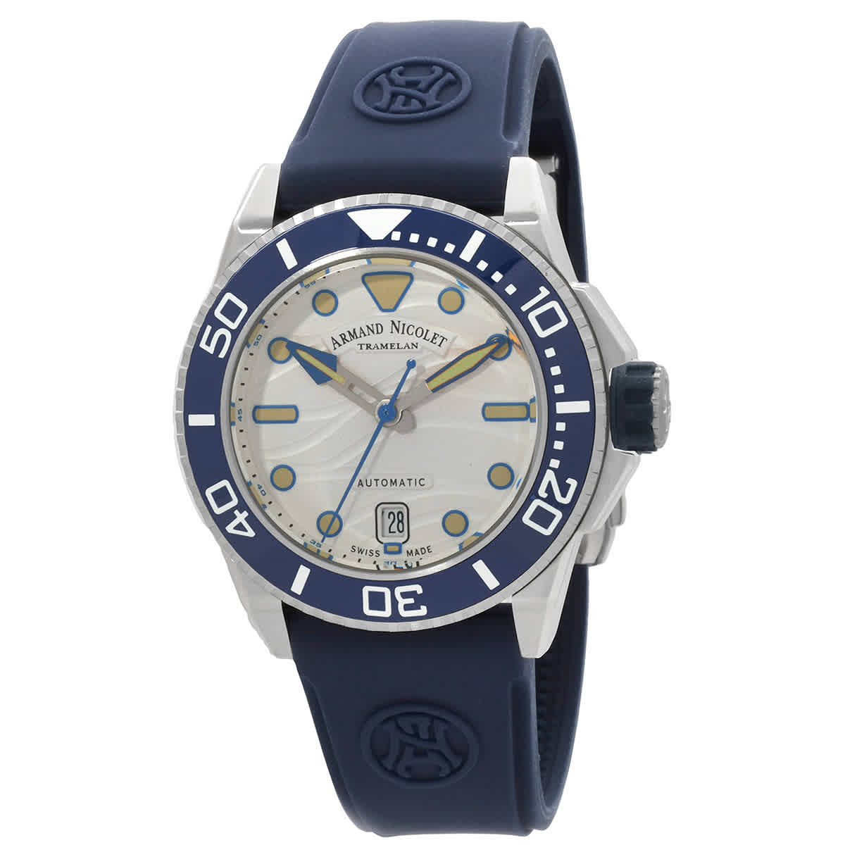 Armand Nicolet JSH Automatic White Dial Mens Watch A481PGU-AU-GG2710U ...