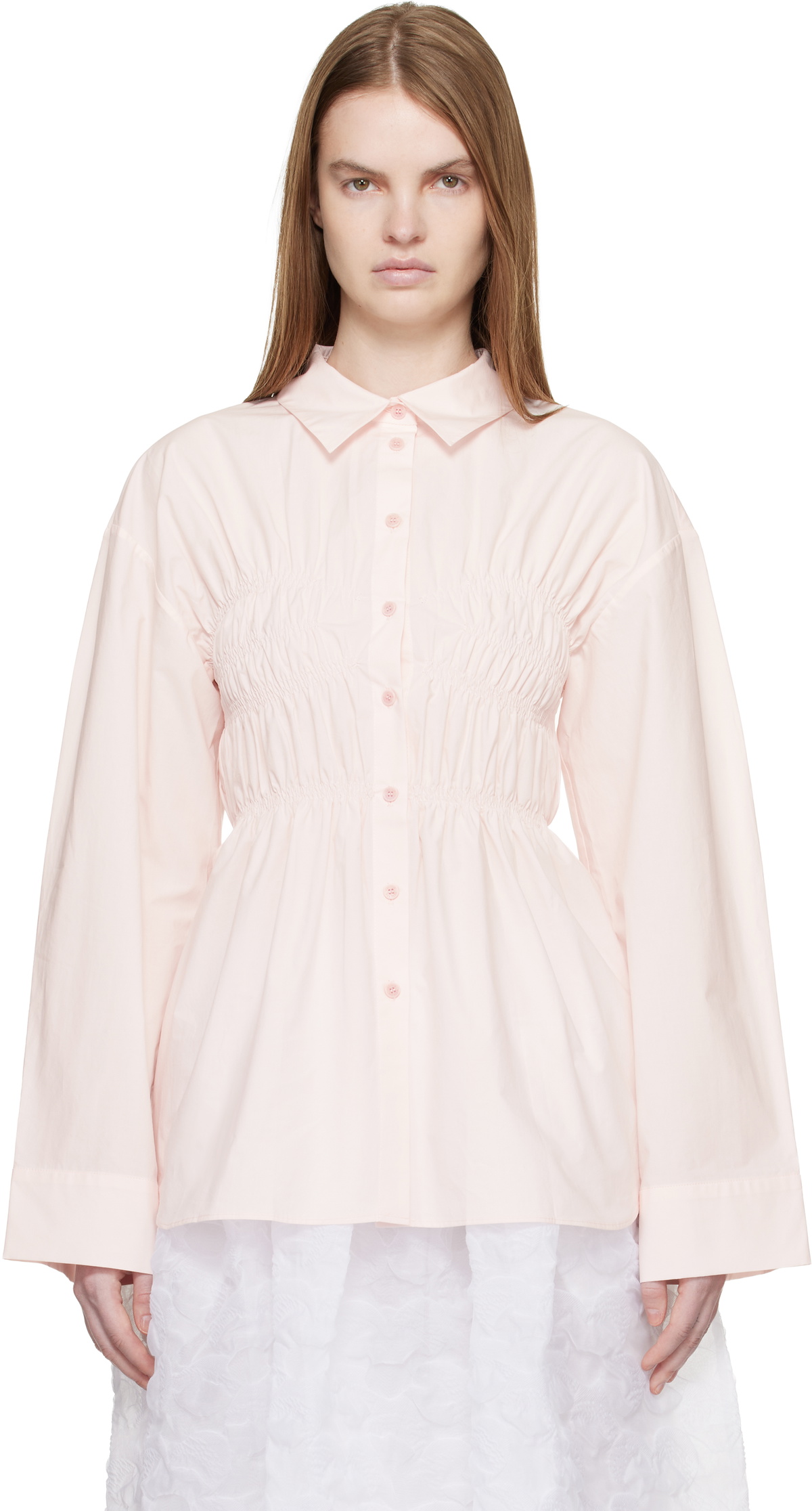 Cecilie Bahnsen Pink CBbraxton Shirt Cecilie Bahnsen