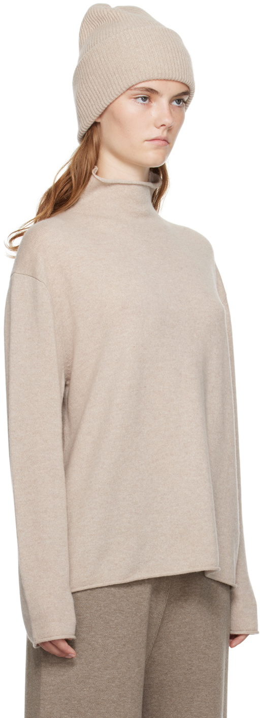LISA YANG Beige Clio Turtleneck Lisa Yang