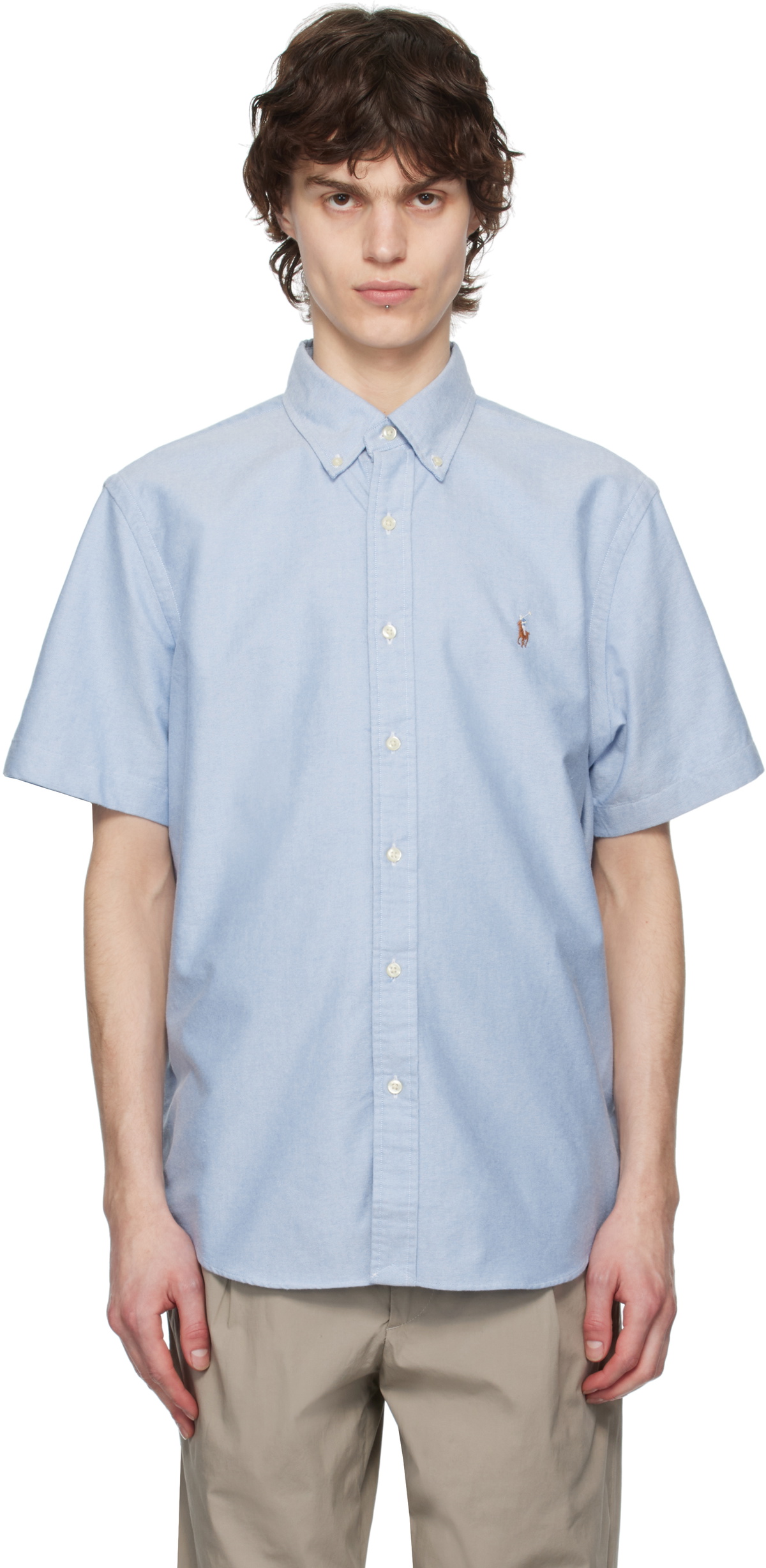 Polo Ralph Lauren Blue Classic Fit Oxford Shirt Polo Ralph Lauren