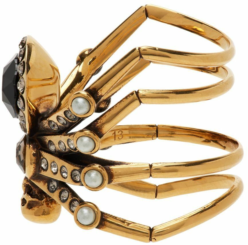 Alexander McQueen Gold Spider Ring Alexander McQueen