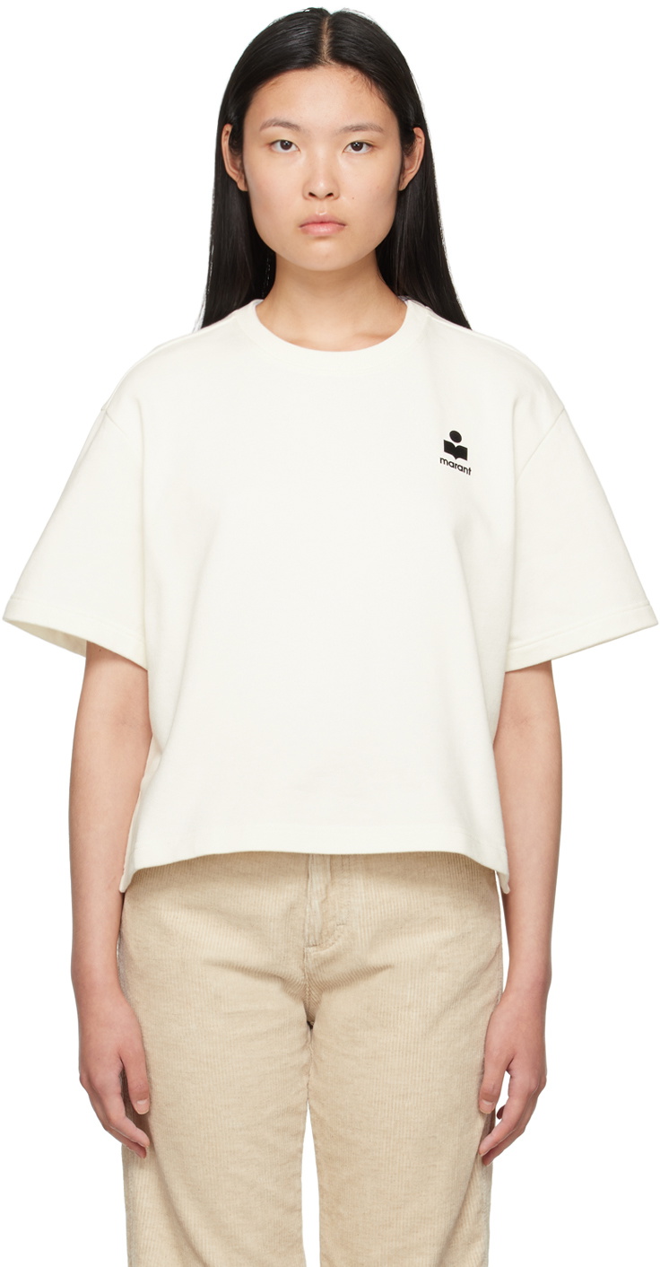 Isabel Marant Etoile White Mona T-Shirt Isabel Marant Etoile