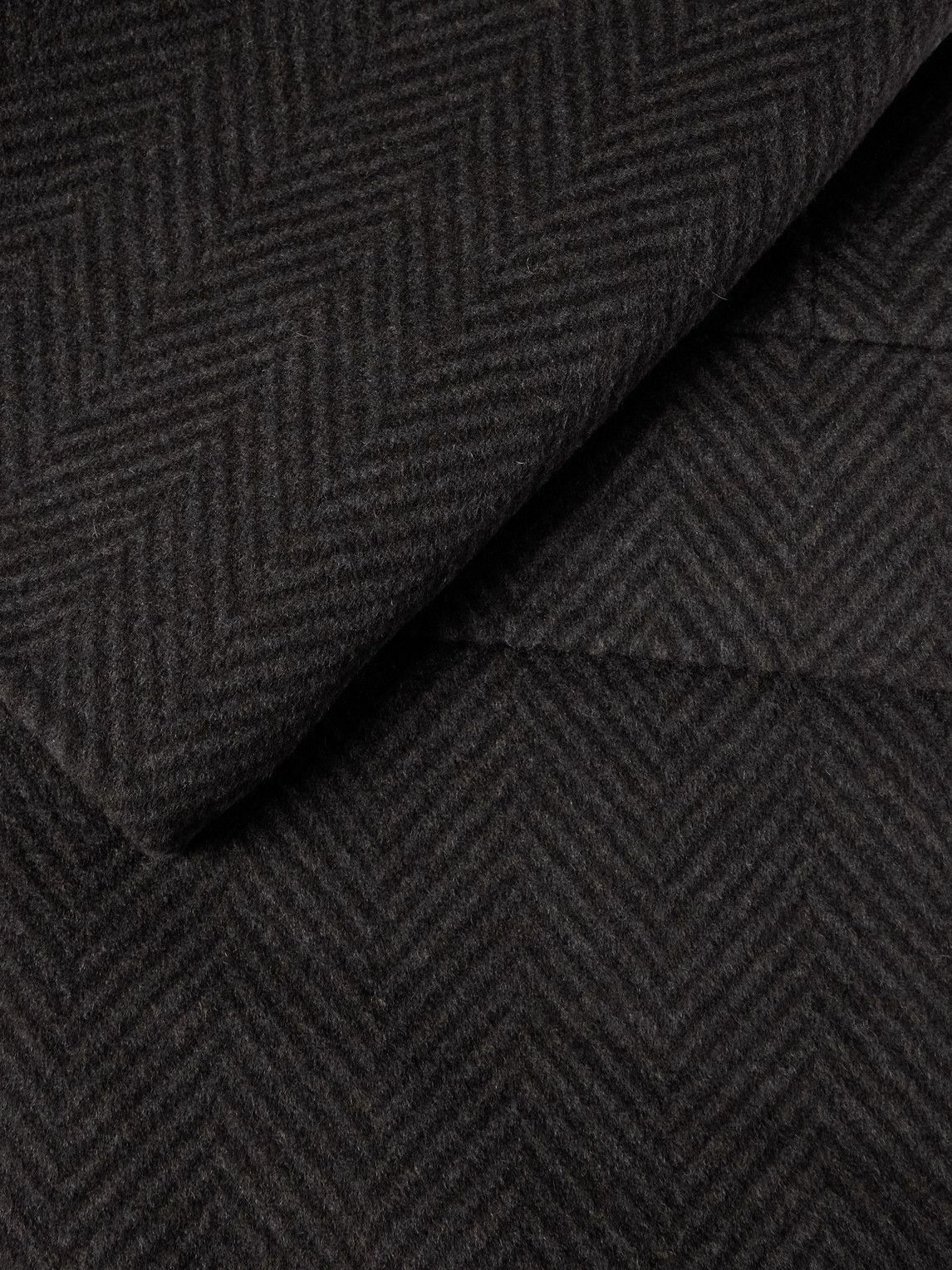 Acne Studios - Dojack Double-Breasted Herringbone Wool-Blend Coat ...