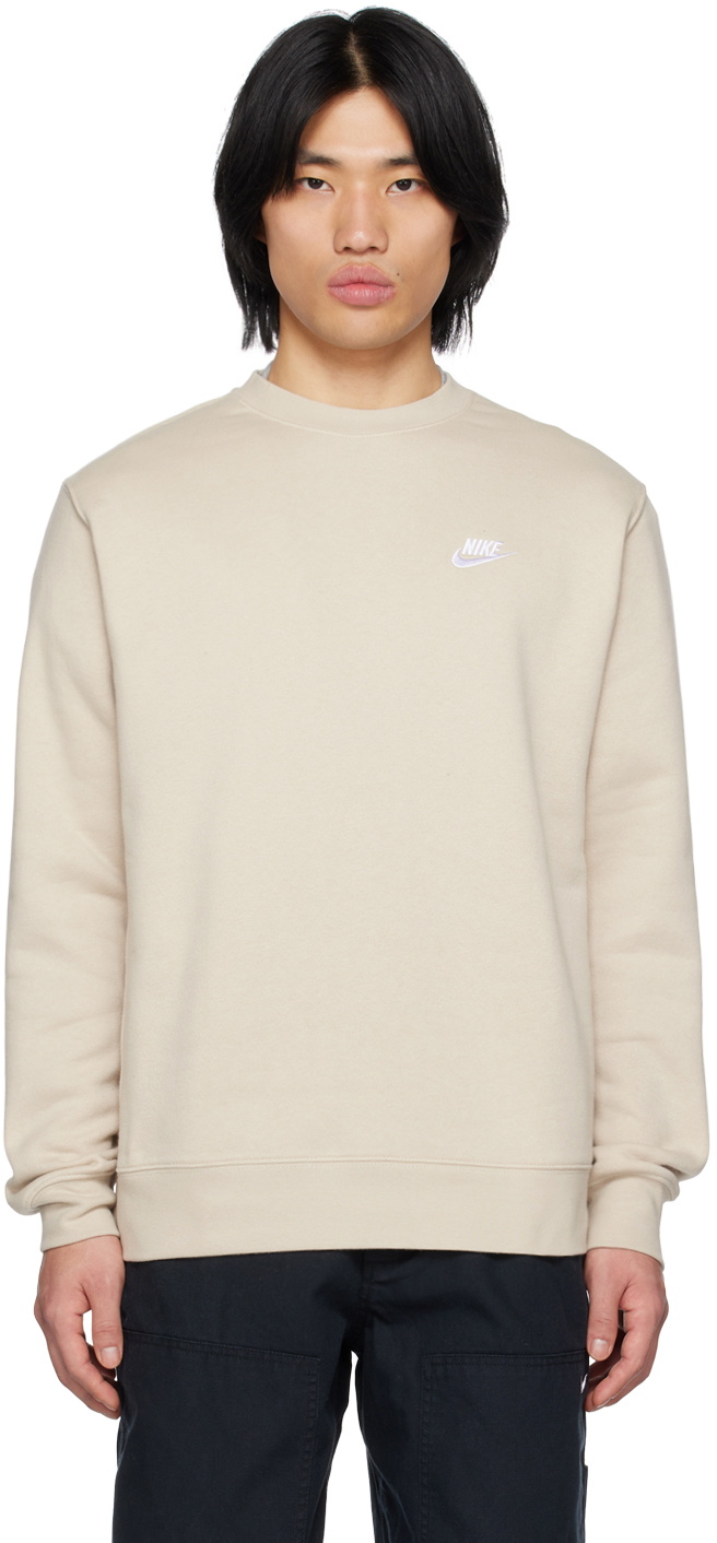 Nike Beige Sportswear Club Sweatshirt Nike