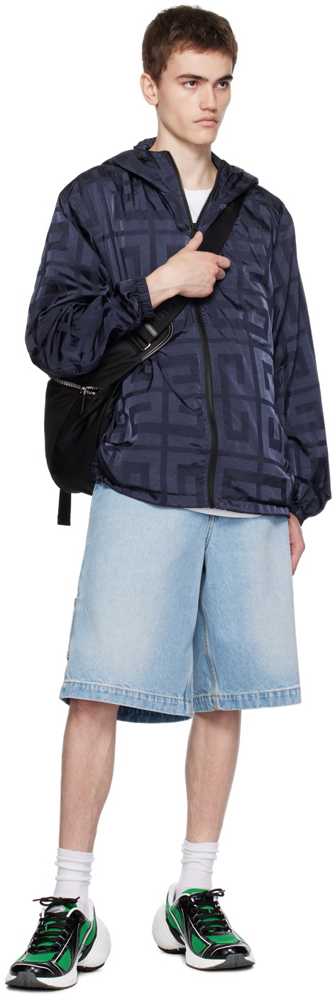 Givenchy Black Medium G-Zip Triangle Backpack Givenchy