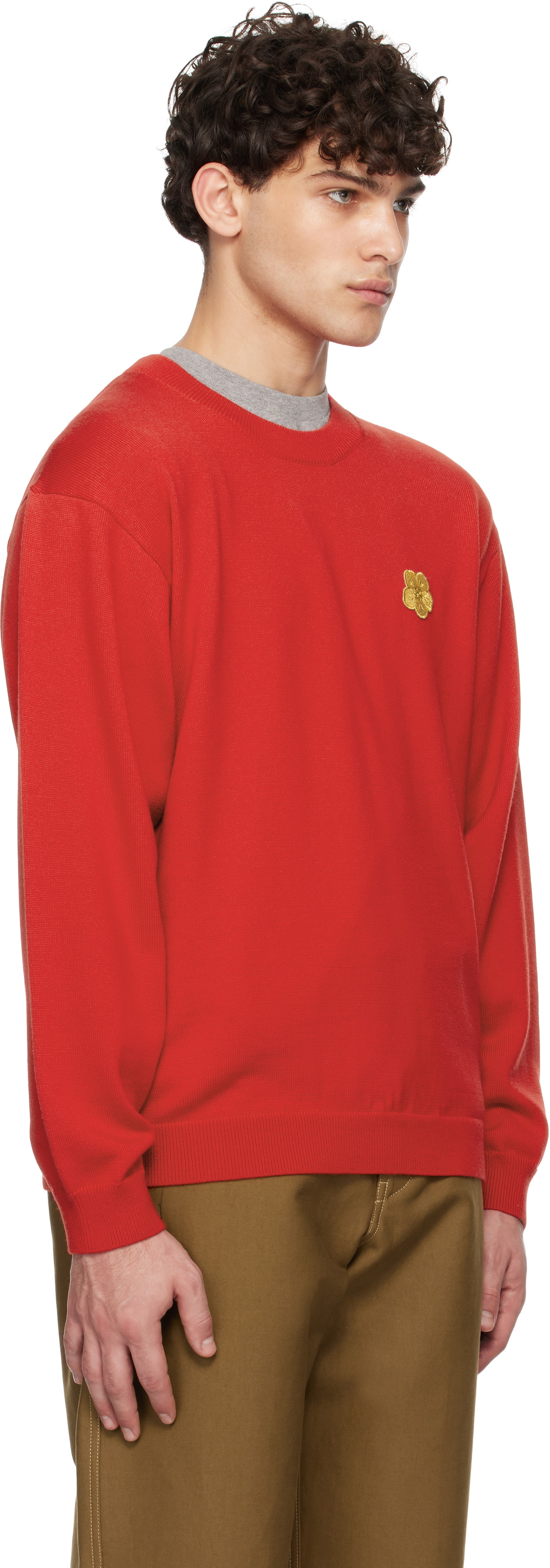 Kenzo Red Kenzo Paris Boke Flower Sweater Kenzo