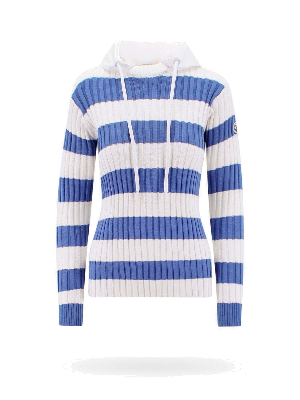 Moncler Sweater Blue Womens Moncler
