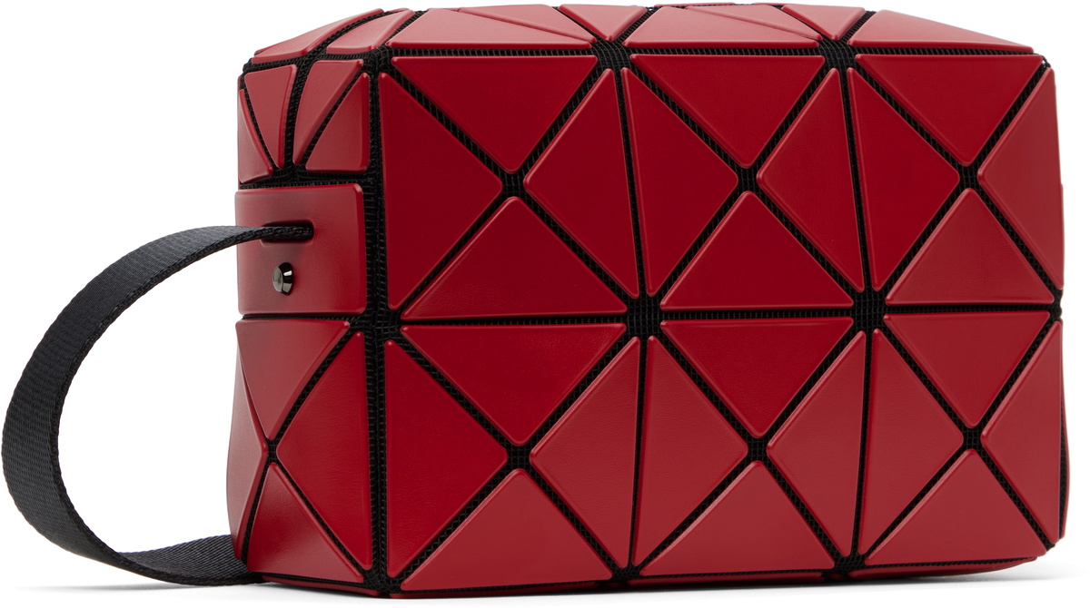 BAO BAO ISSEY MIYAKE Red Cuboid Bag Bao Bao Issey Miyake
