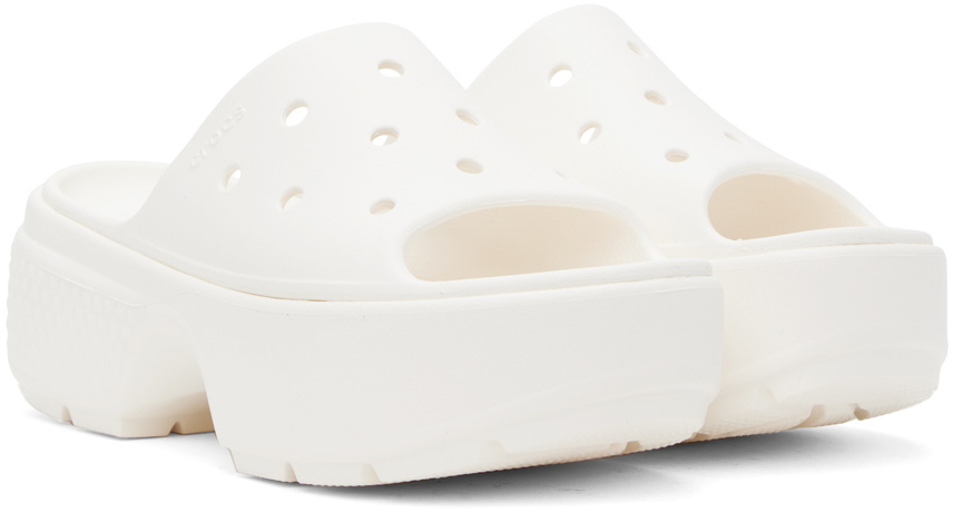 Crocs White Stomp Slides Crocs