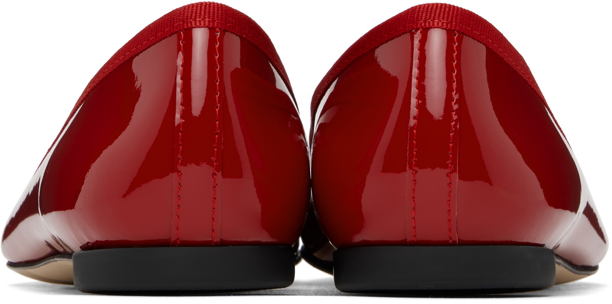 Repetto Red Brigitte Pointy Toe Ballerina Flats Repetto