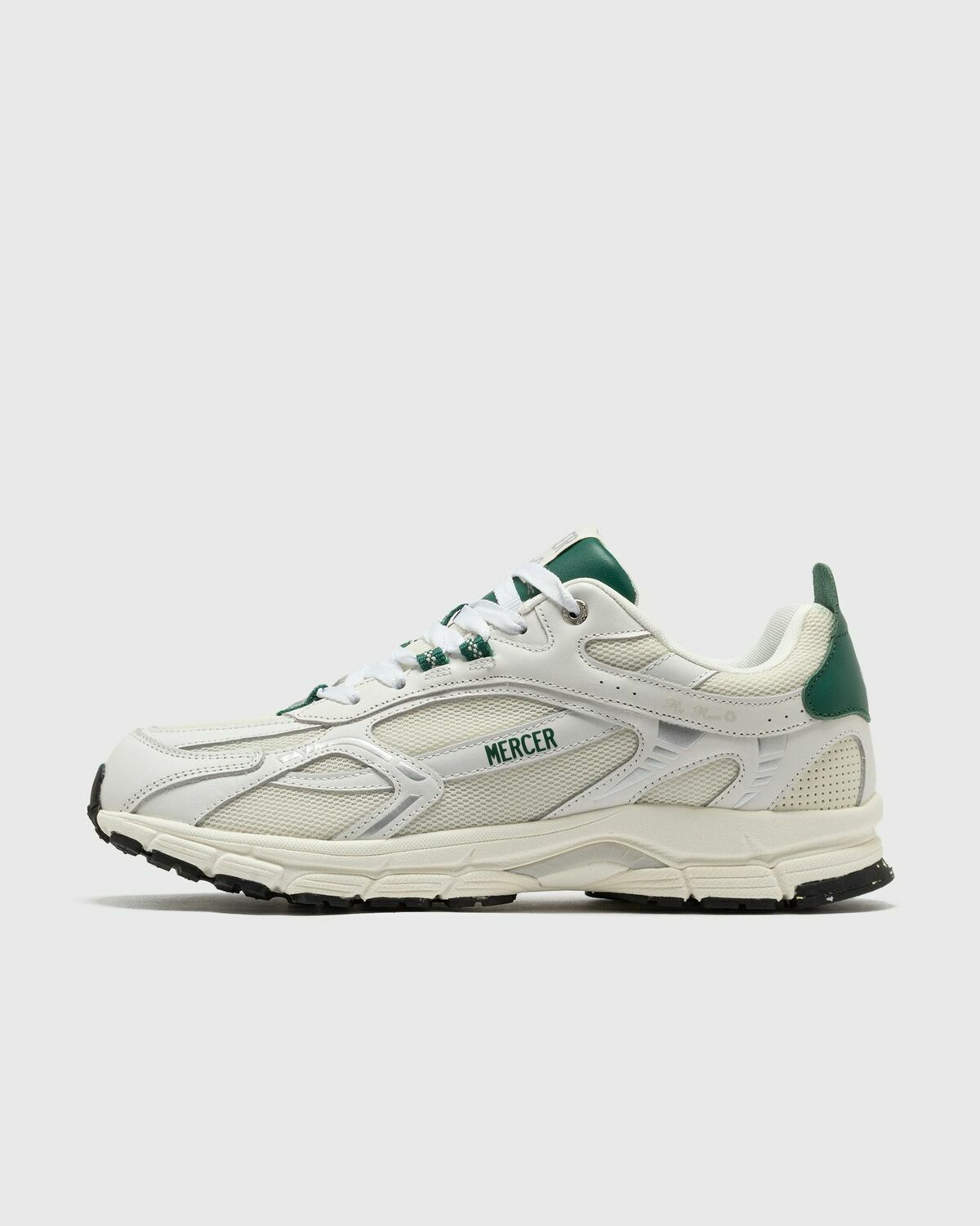 Mercer The Re Run Nappa Green/White Lowtop Mercer