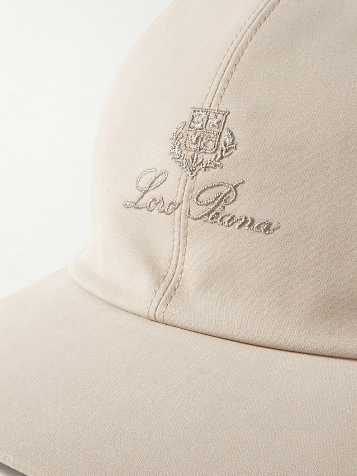 Loro Piana - Logo-Embroidered Cotton Baseball Cap - Neutrals Loro Piana